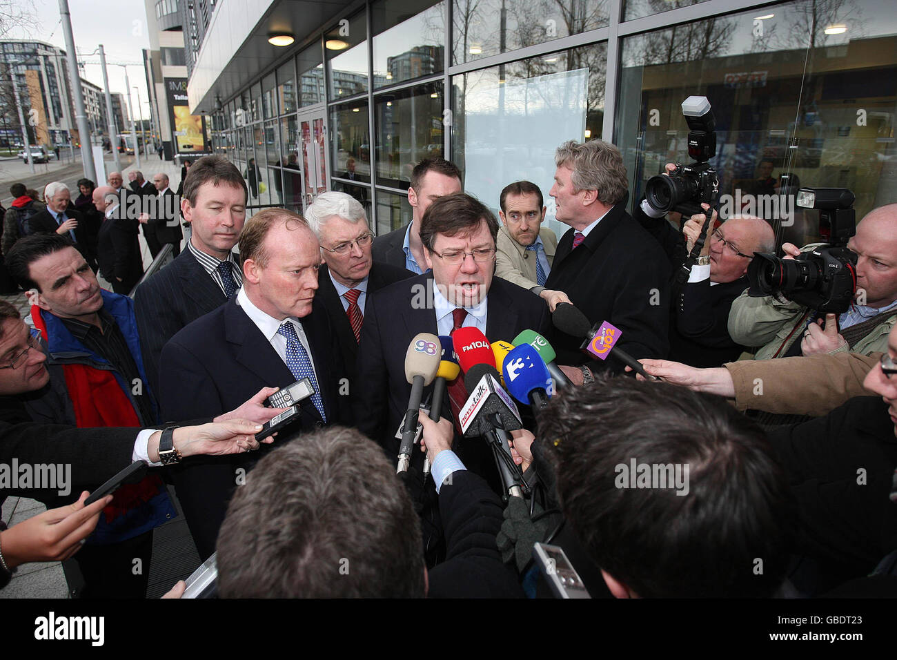 Taoiseach Brian Cowen at the launch of details of the new extension of ...