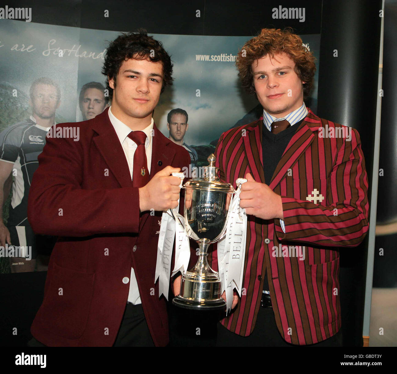 Duncan Finney from George Watson's College (left) with Ross turner from ...