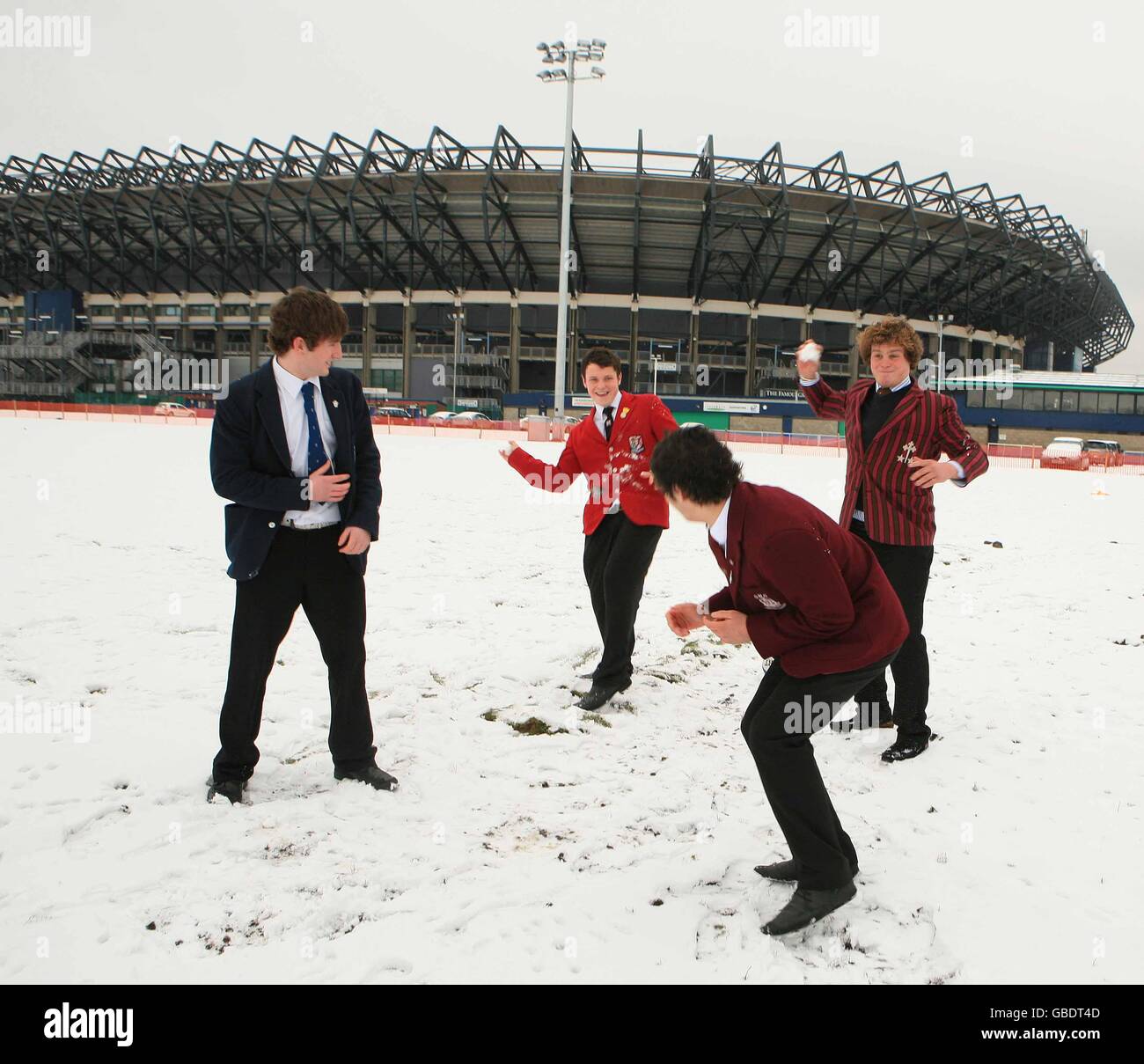 (left-right) Jamie Anderson from George Heriots School, Stewart Shaw ...