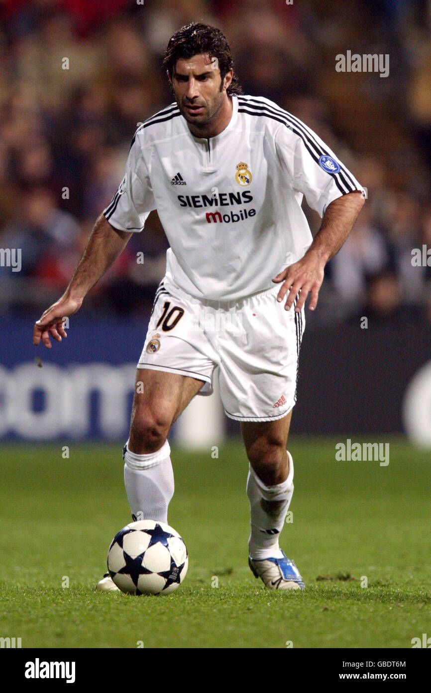 Real madrid v monaco luis figo hi-res stock photography and images - Alamy