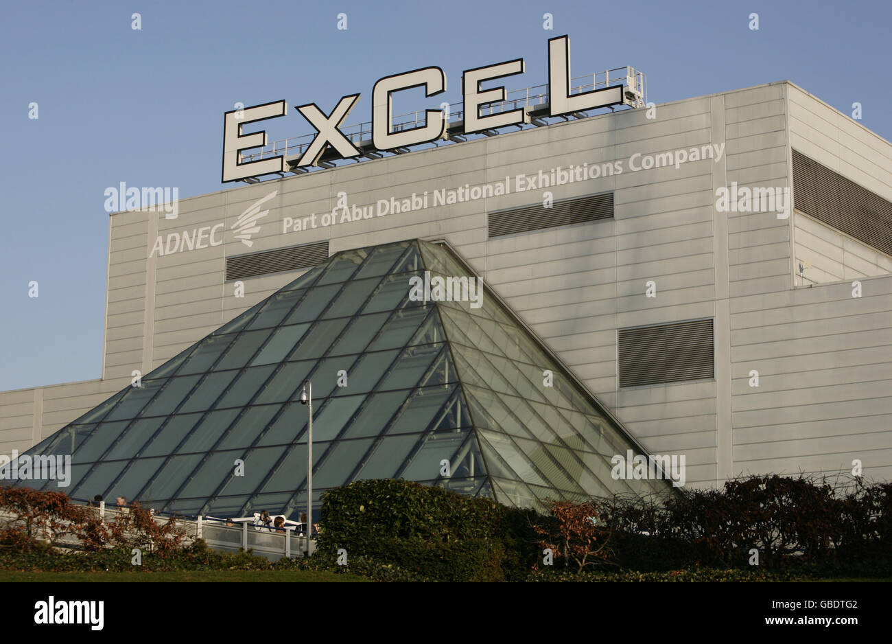Excel london exterior view hi-res stock photography and images - Alamy