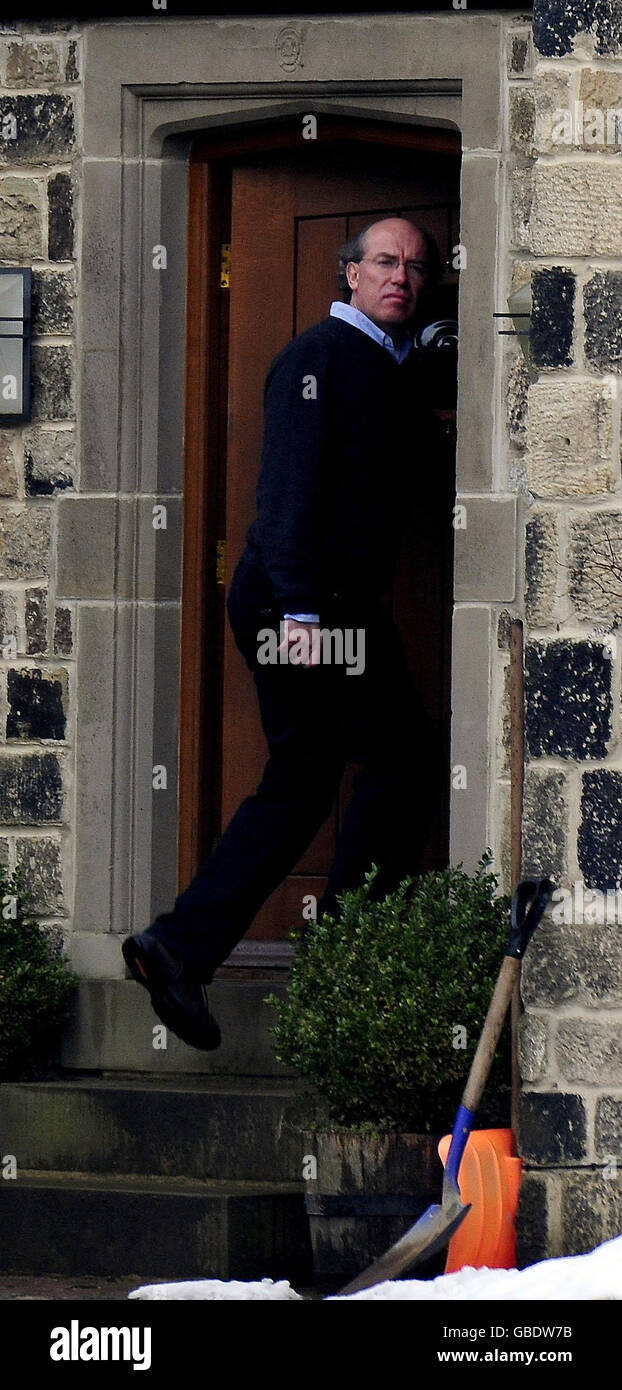 Sir James Crosby at his home near Harrogate following his resignation ...