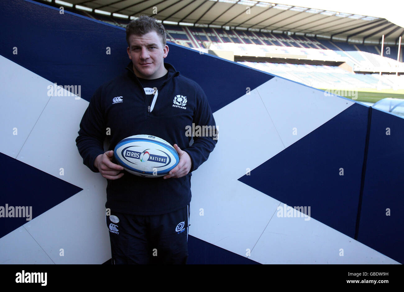 Rugby Union - Scotland Squad Announcement Photocall - Murrayfield Stock ...