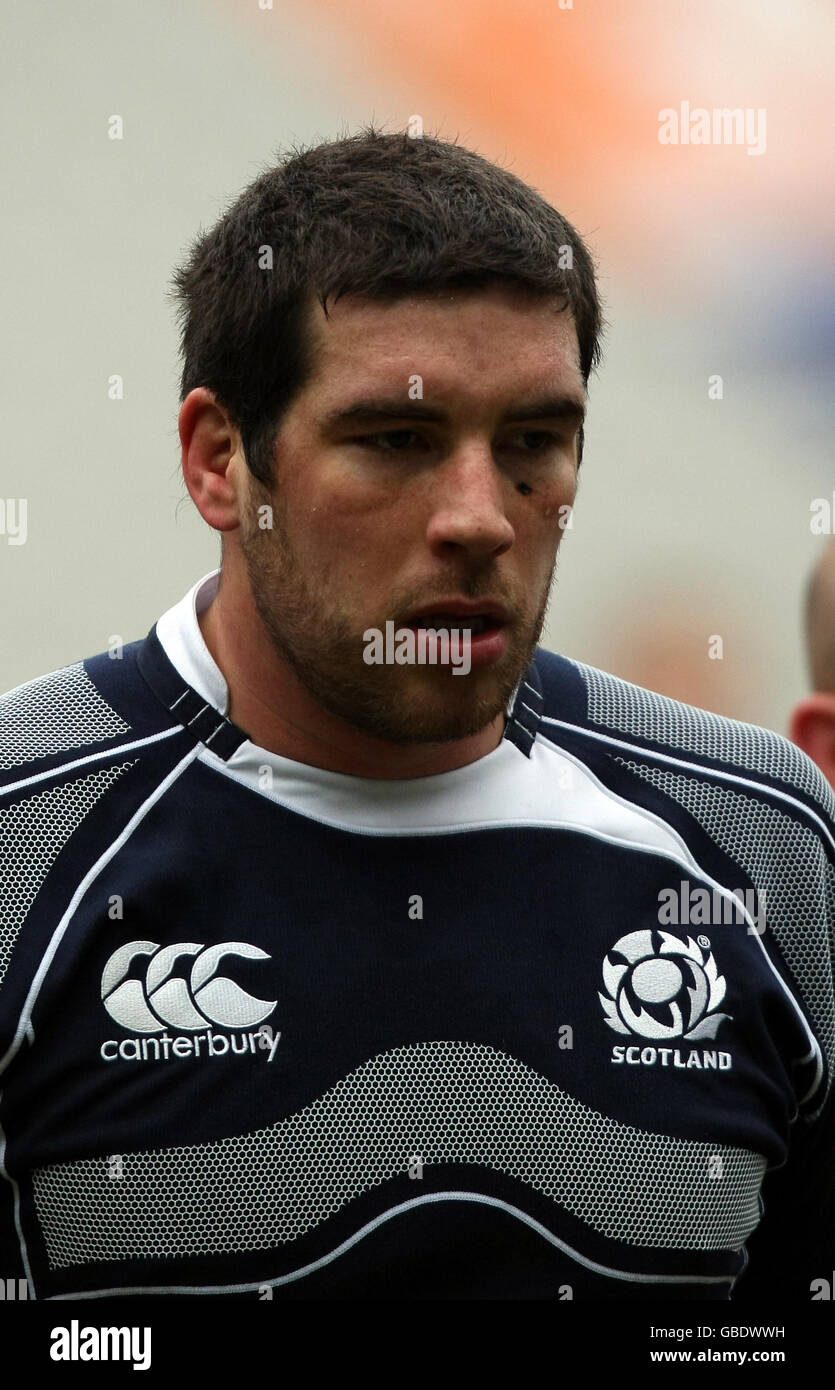 Scotlands jim hamilton during training hi-res stock photography and ...