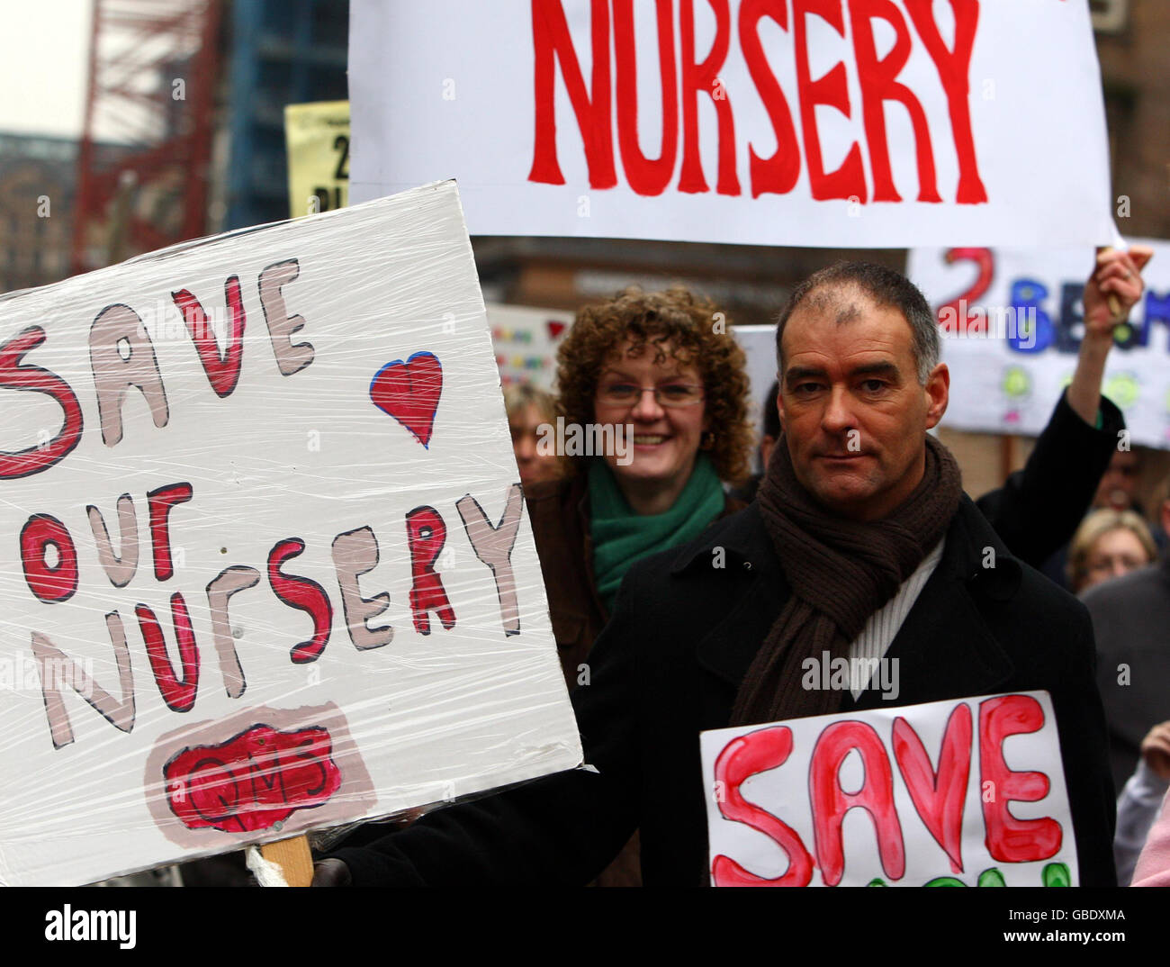 Save our schools protests hi-res stock photography and images - Alamy
