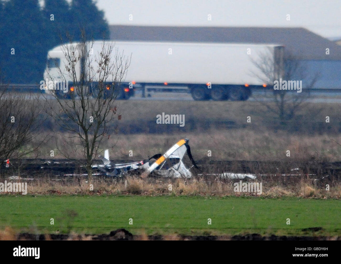 Helicopter crash site wreckage hi-res stock photography and images - Alamy