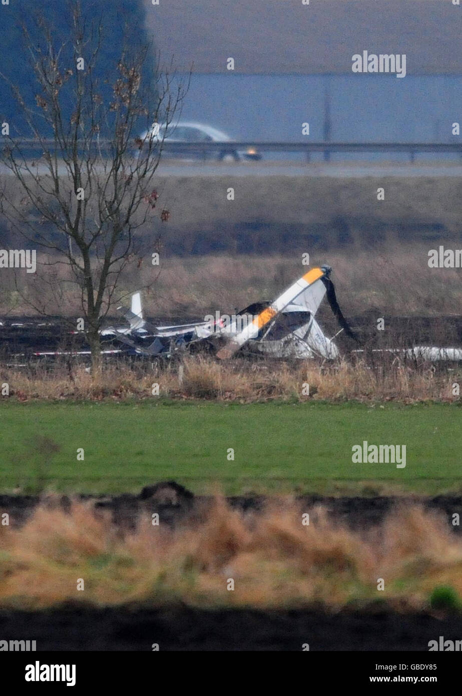 Helicopter crash site wreckage hi-res stock photography and images - Alamy