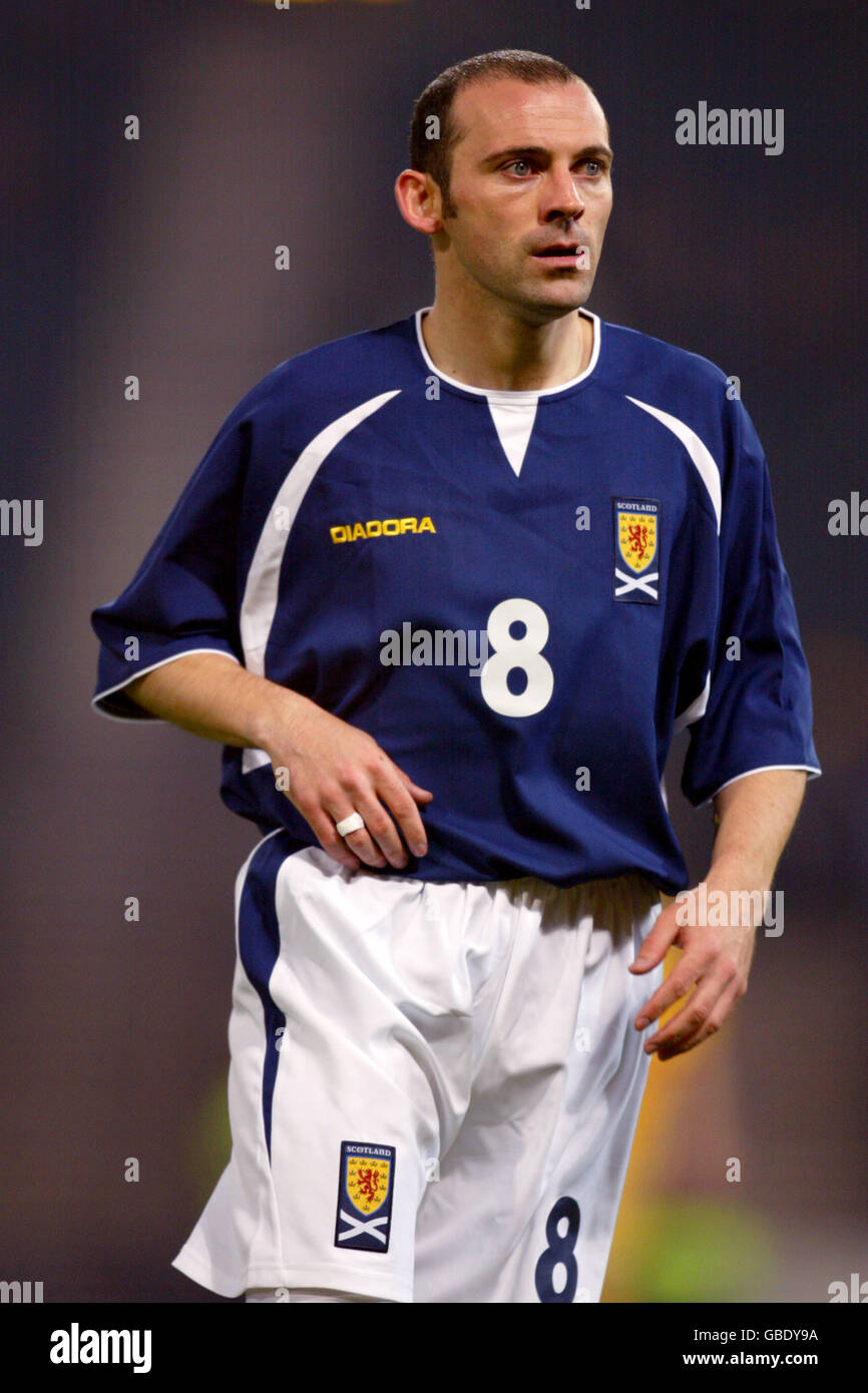 Soccer international friendly scotland v romania hi-res stock ...