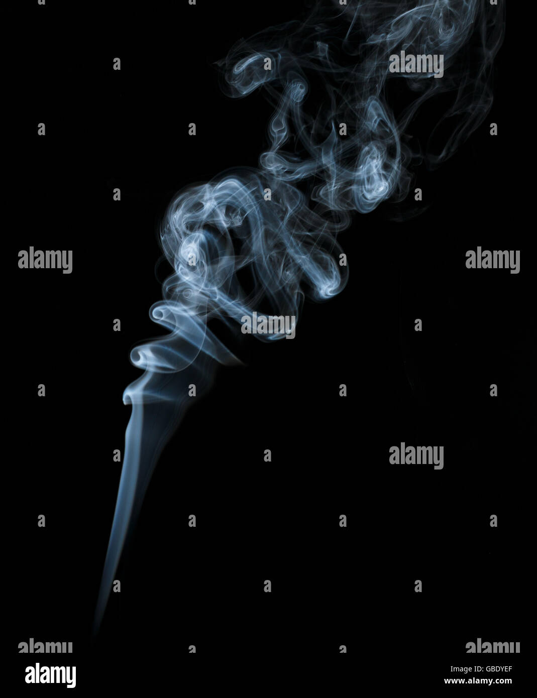 Abstract light smoke on a dark background Stock Photo - Alamy