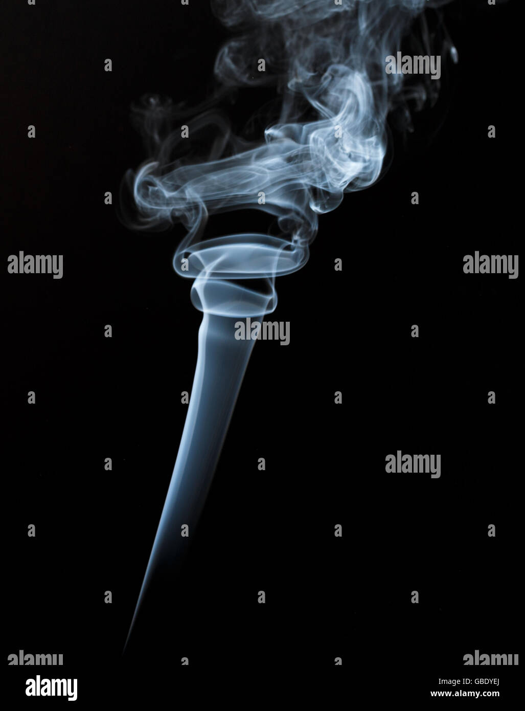 Abstract light smoke on a dark background Stock Photo - Alamy