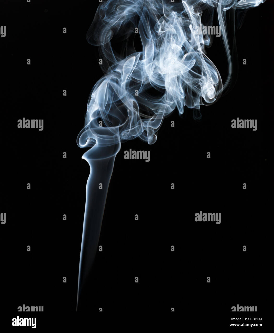 Abstract light smoke on a dark background Stock Photo - Alamy