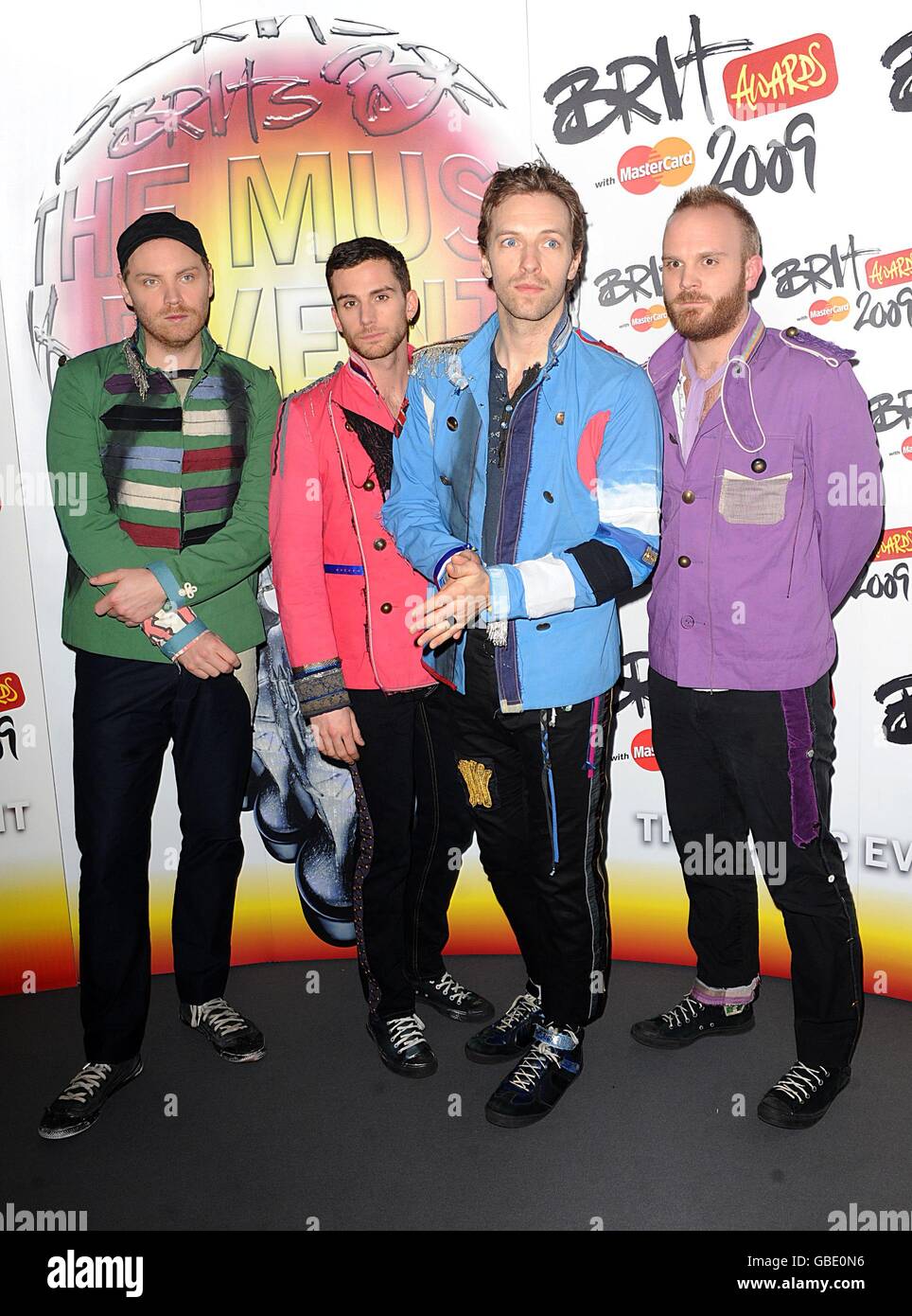 Coldplay at the brit awards hi-res stock photography and images - Alamy