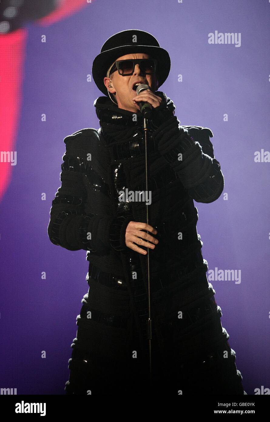 BRIT Awards 2009 - Show - London Stock Photo - Alamy