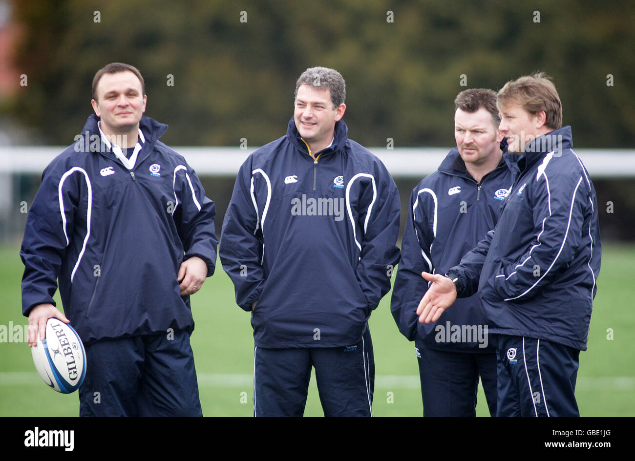 L r scotland under 19 assistant coach bob mckillop hi-res stock ...