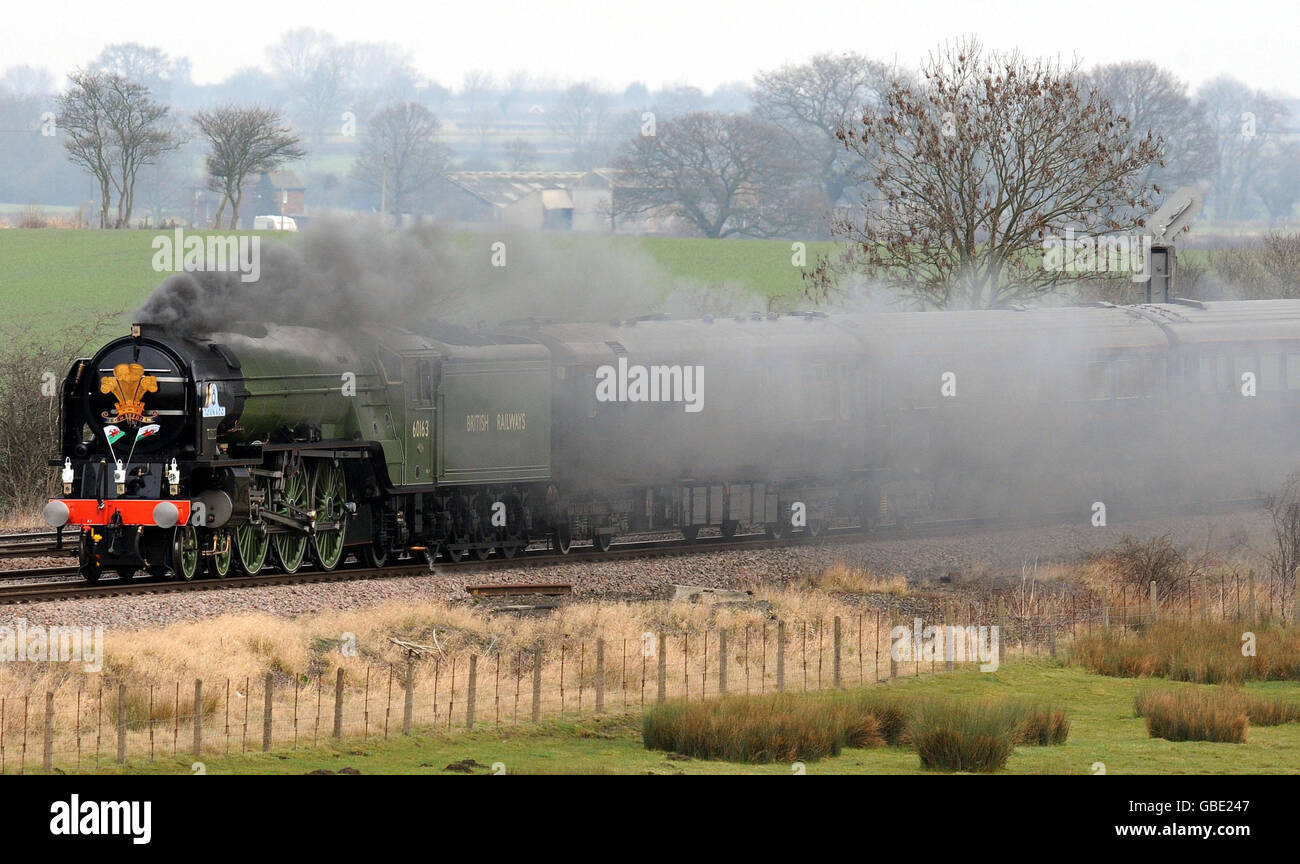 The new Peppercorn class A1 steam locomotive, the Tornado, at Colton ...