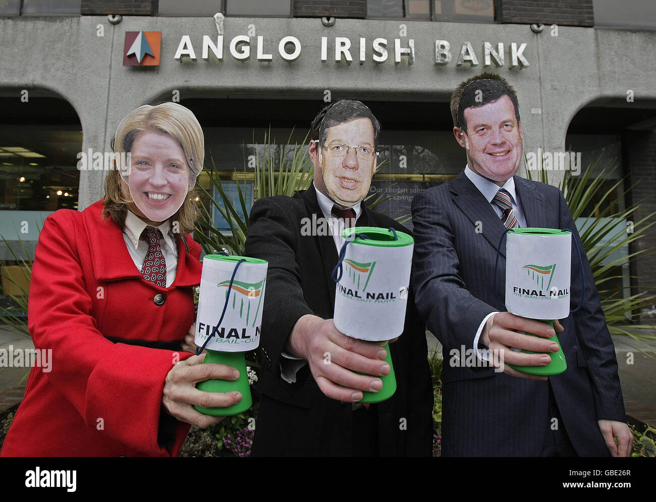 Anglo-Irish bank scam Stock Photo - Alamy