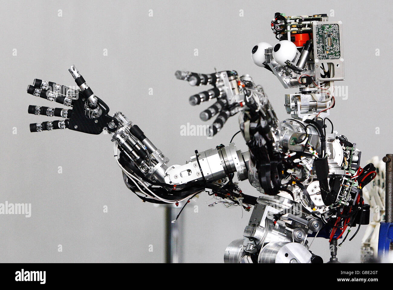 The iCub Robot during its first appearance in the UK at Manchester ...