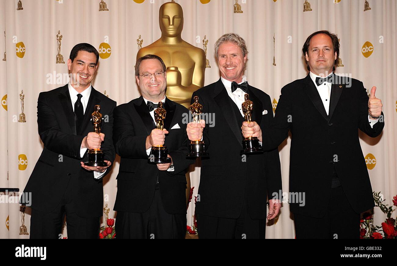 Eric Barba, Steve Preeg, Burt Dalton and Craig Barron with the ...