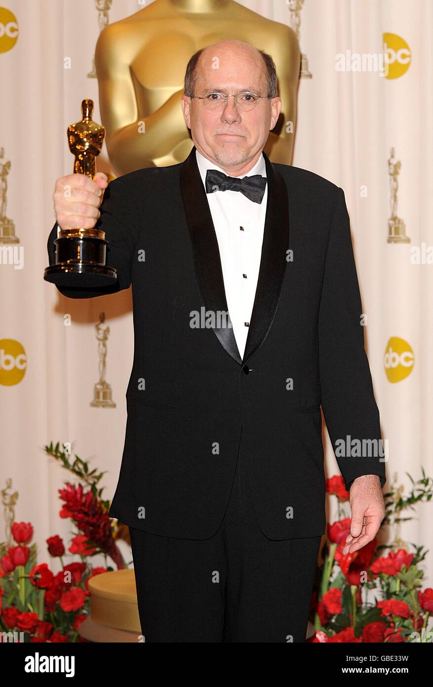 Richard King with the Acheivement in Sound Editing award, received for ...