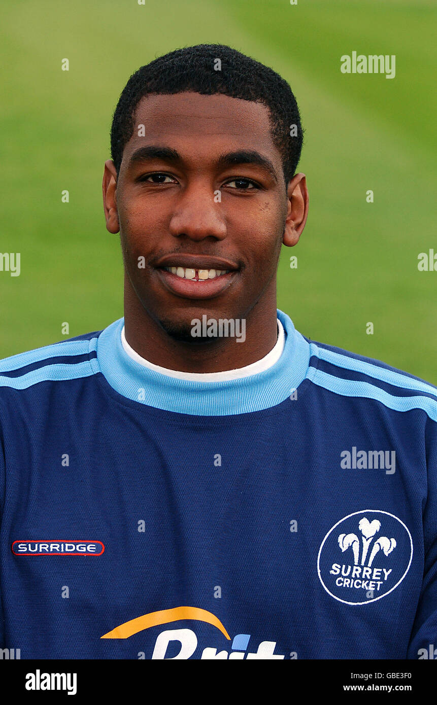 Cricket - Surrey CCC Photocall. Alex Tudor, Surrey CCC Stock Photo - Alamy