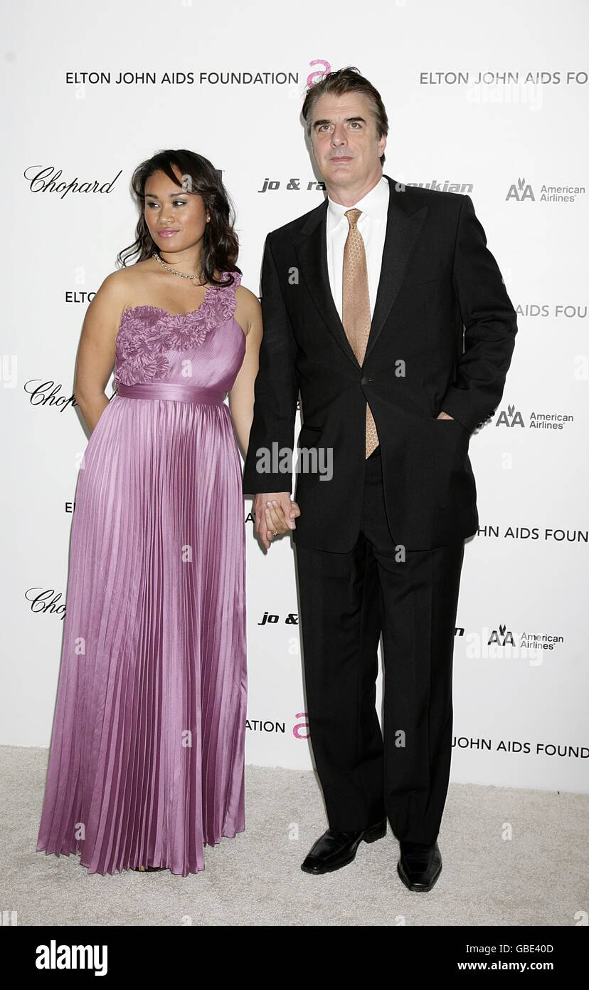 The 17th Annual Sir Elton John Oscar Party - Los Angeles Stock Photo ...