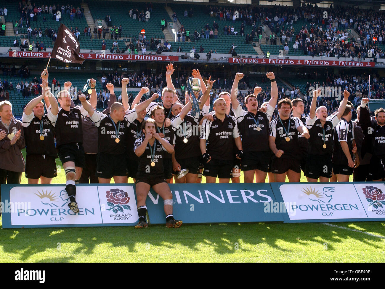 Newcastle falcons rugby team hi-res stock photography and images - Alamy