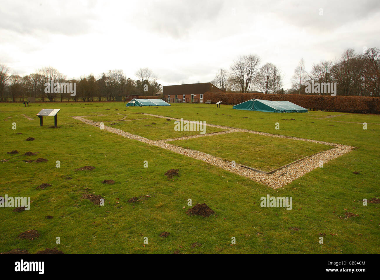 Site rockbourne roman villa in hampshire hi-res stock photography and ...