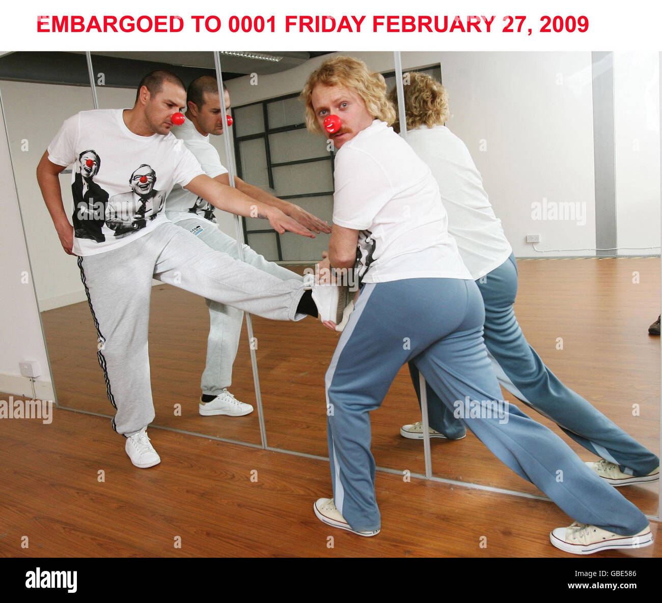 Keith Lemon and Paddy McGuinness practice Lets Dance for Comic Relief ...