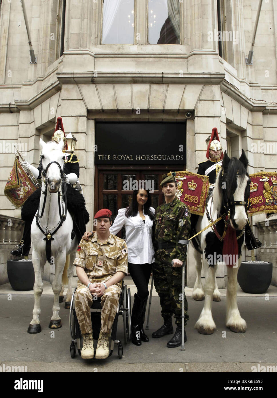 Major Phil Packer of the Royal Military Police (left), Lt. Col. David ...