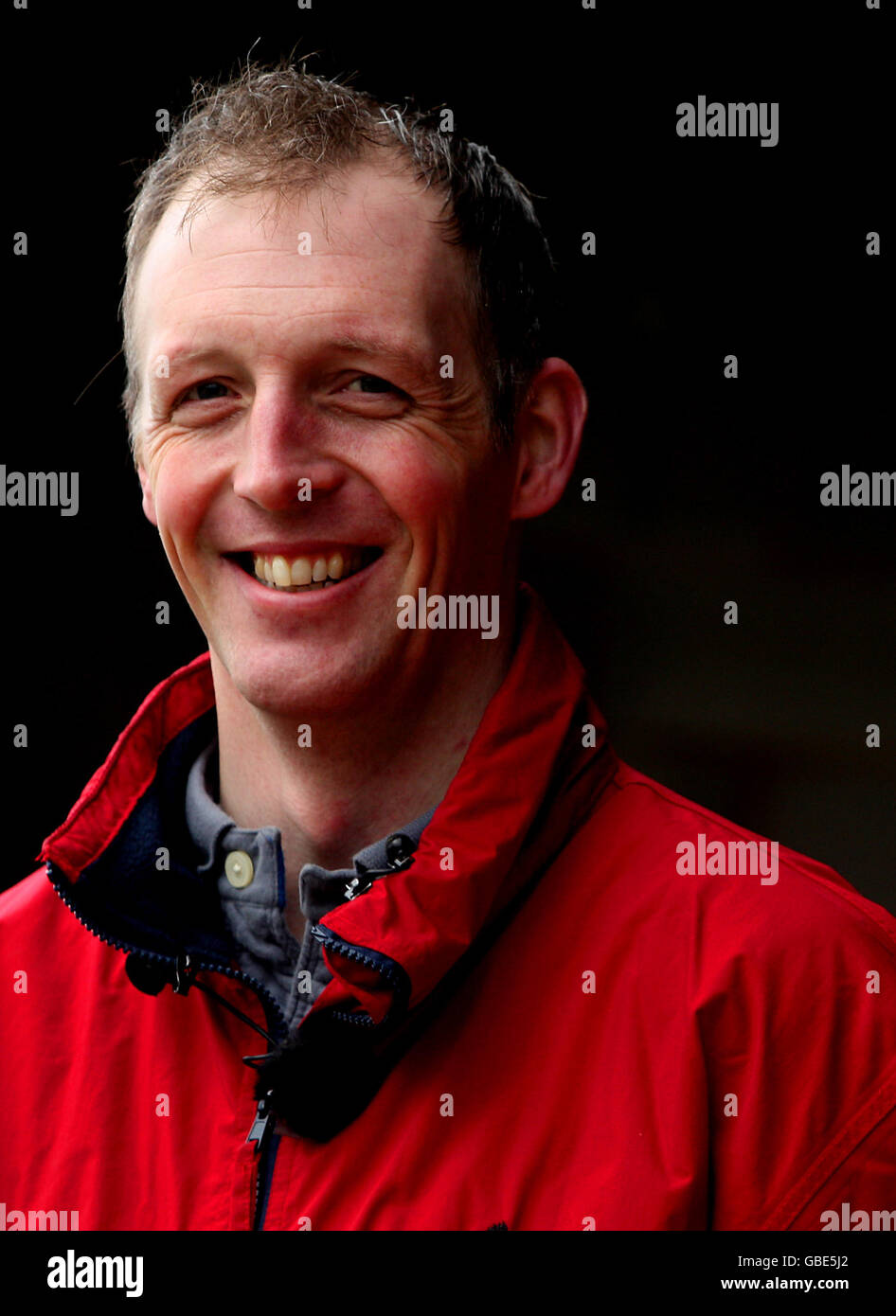 Horse racing david pipe racing stables press day hi-res stock ...