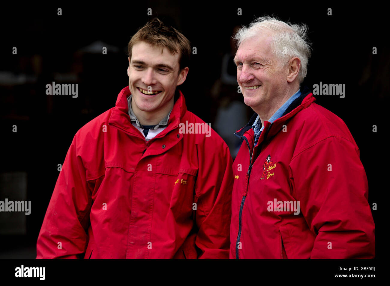 Horse Racing - David Pipe Stable Visit Stock Photo - Alamy