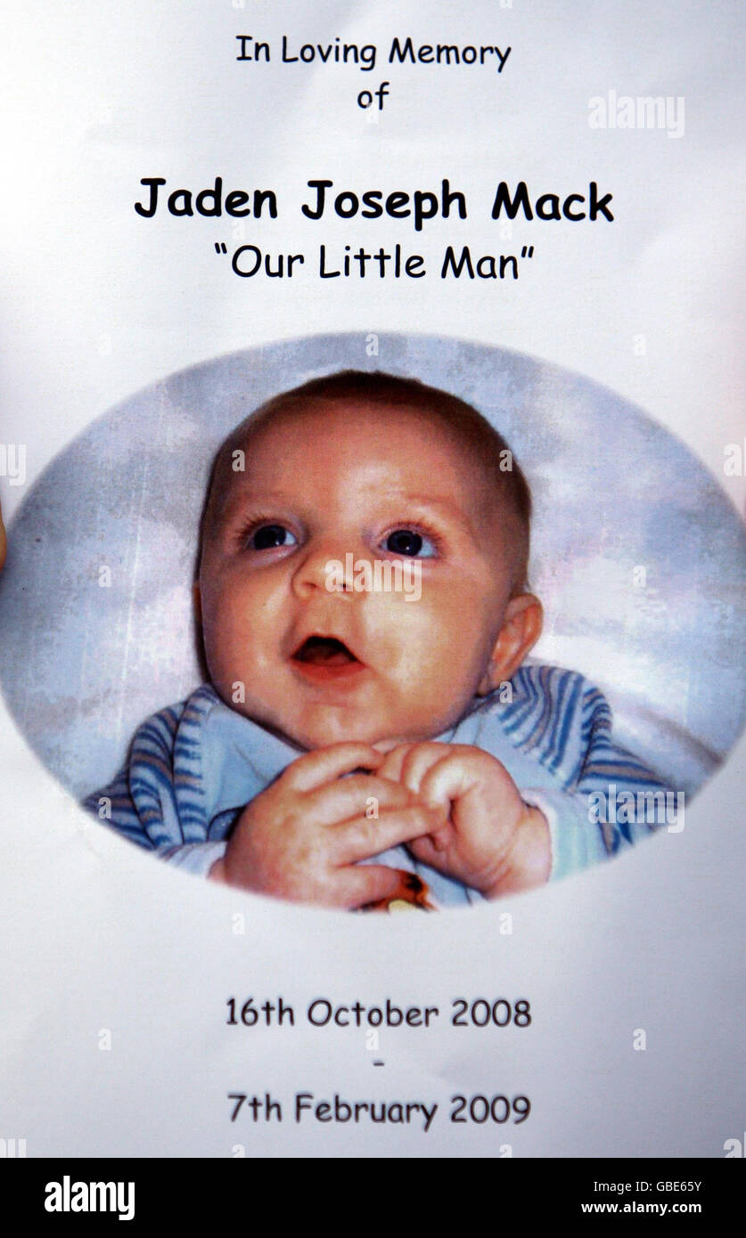 Joseph Mack funeral Stock Photo - Alamy