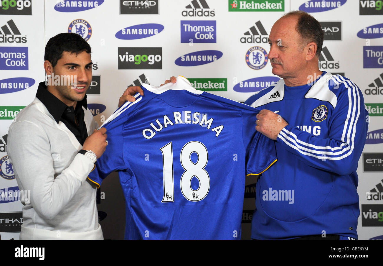 Soccer - Chelsea Press Conference - Cobham Training Ground Stock Photo ...