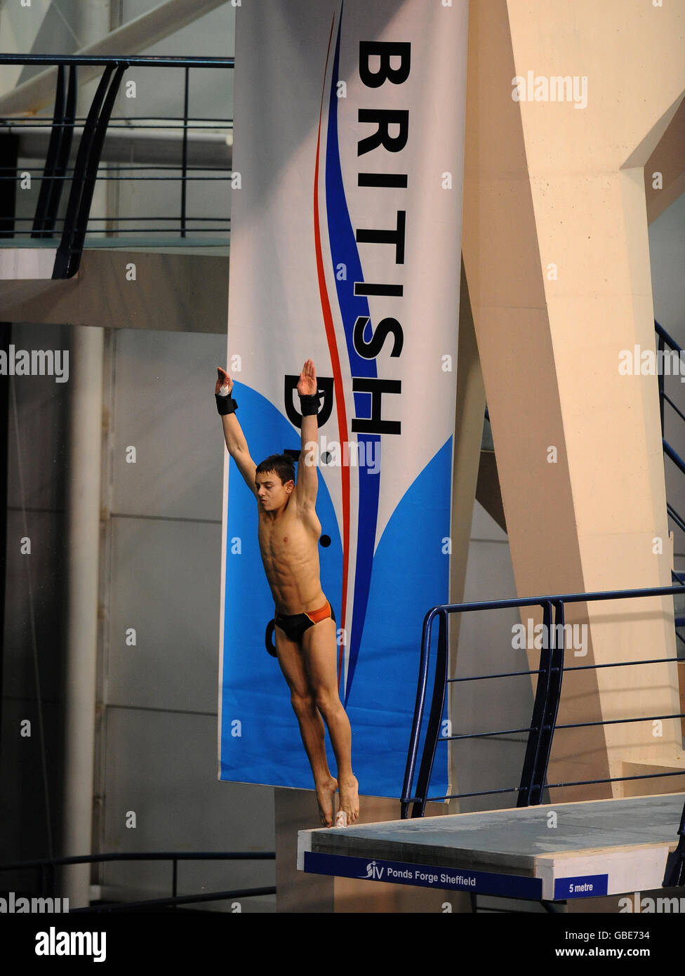 Diving - British Diving Championships 2009 - Ponds Forge Stock Photo ...