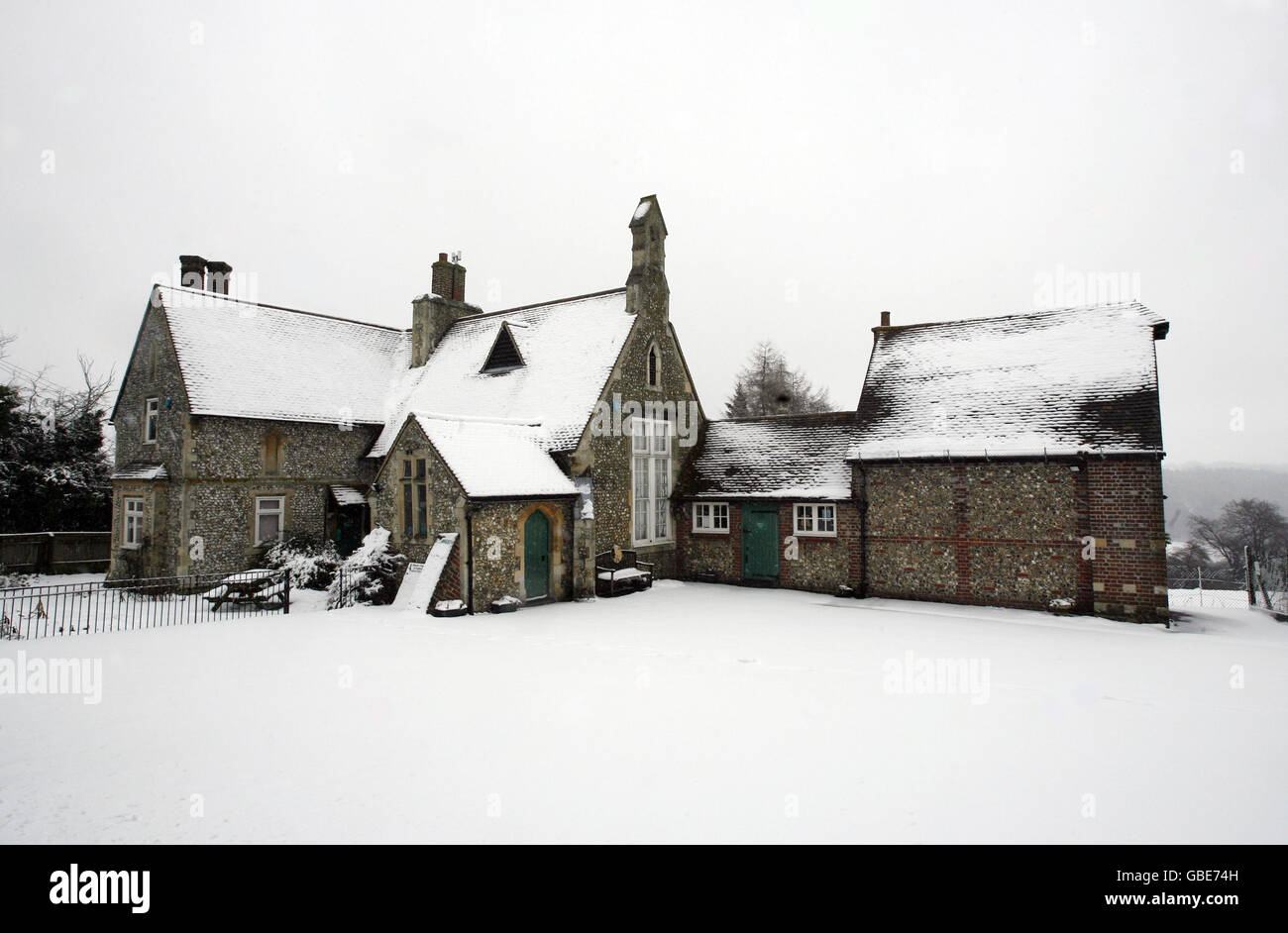 Lies shut after more snow and freezing temperatures hi-res stock ...
