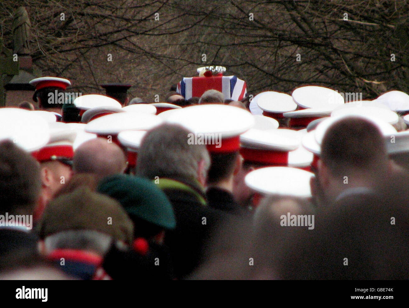 Corporal Danny Winter funeral Stock Photo - Alamy