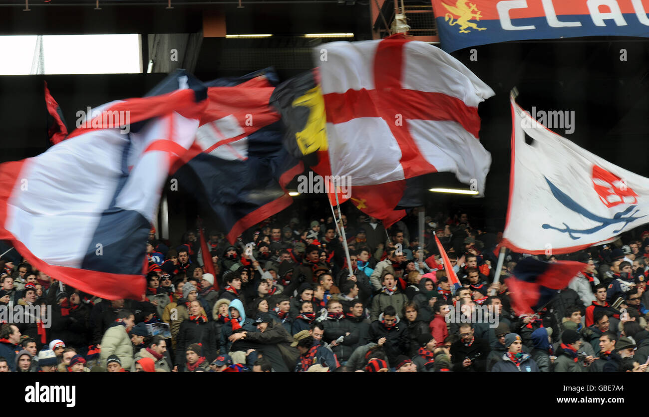 Genoa fans hi-res stock photography and images - Alamy