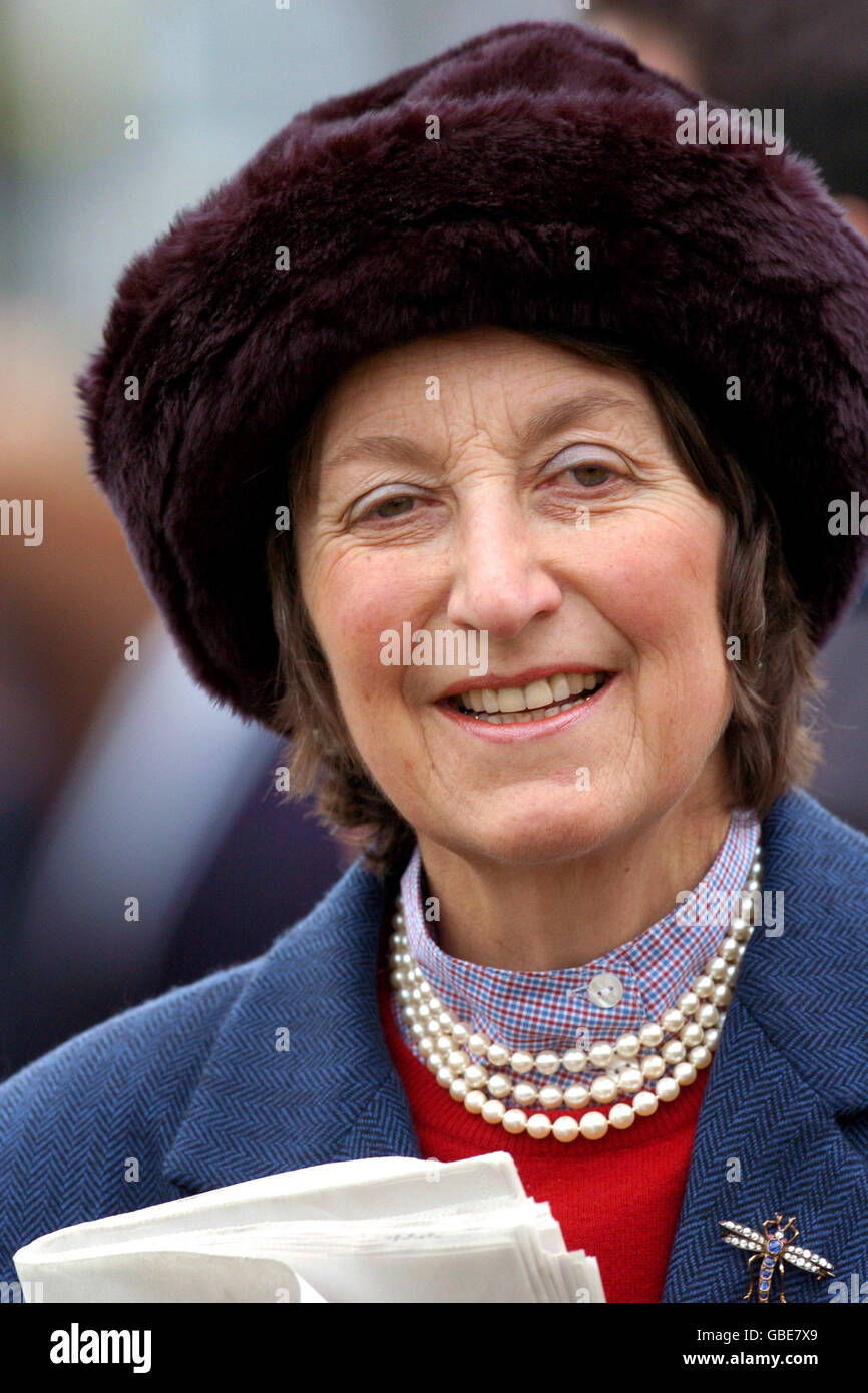 Trainer henrietta knight at the cheltenham festival hi-res stock ...