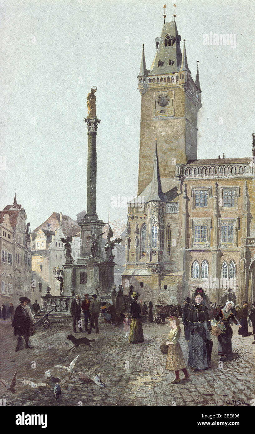 geography / travel, Czech Republic, Prague, street scenes, Old Town ...