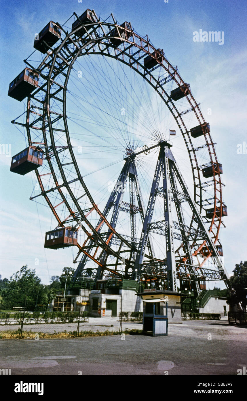 geography / travel, Austria, Vienna, Prater, Ferris wheel, 1959 ...