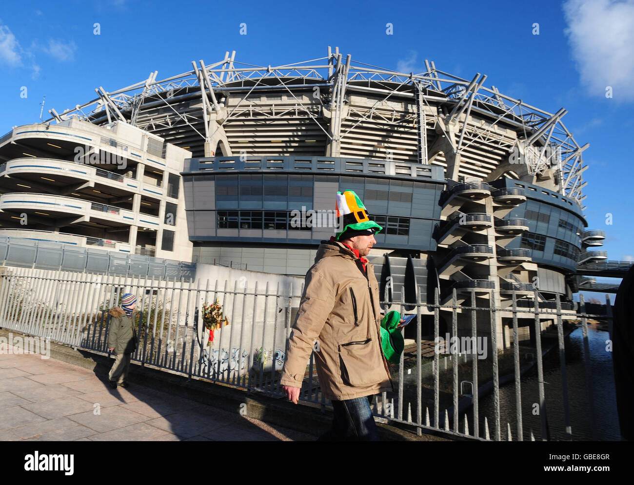 A general view showing Croke Park during the RBS 6 Nations match at ...