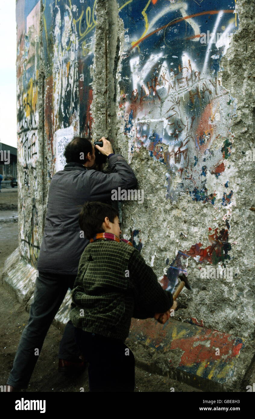 geography / travel, Germany, reunification, fall of the Berlin Wall ...