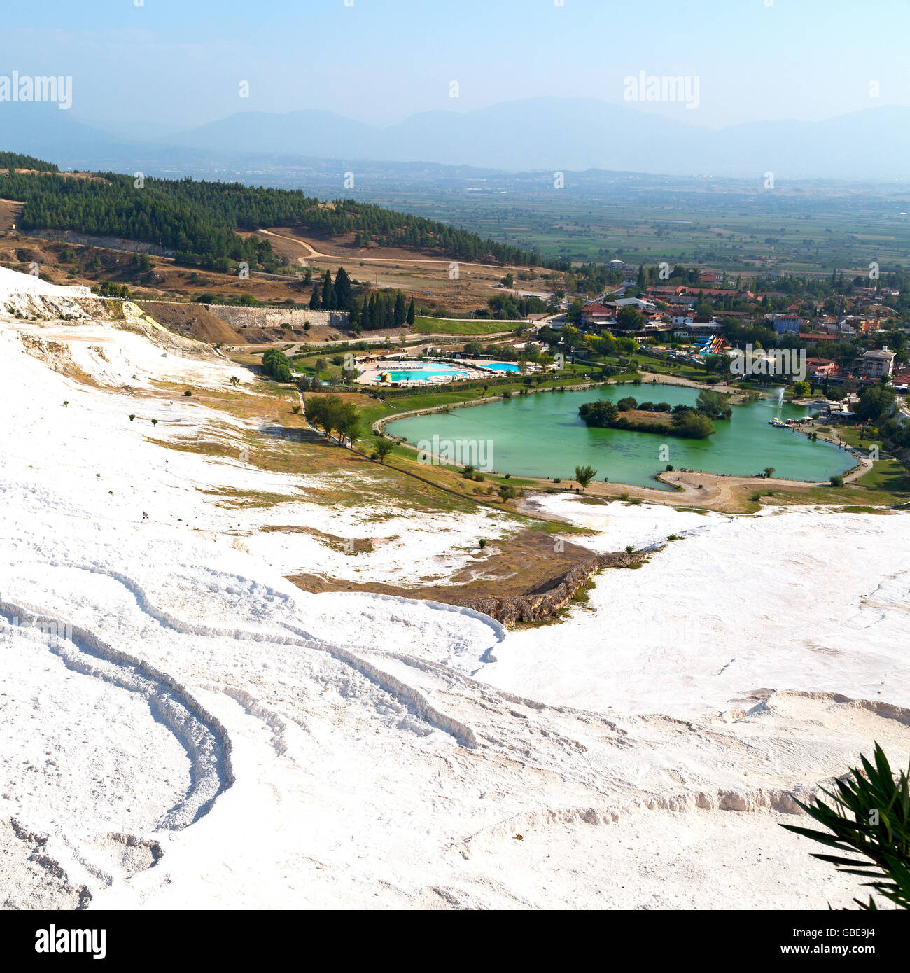 unique abstract in pamukkale turkey asia the old calcium bath and ...