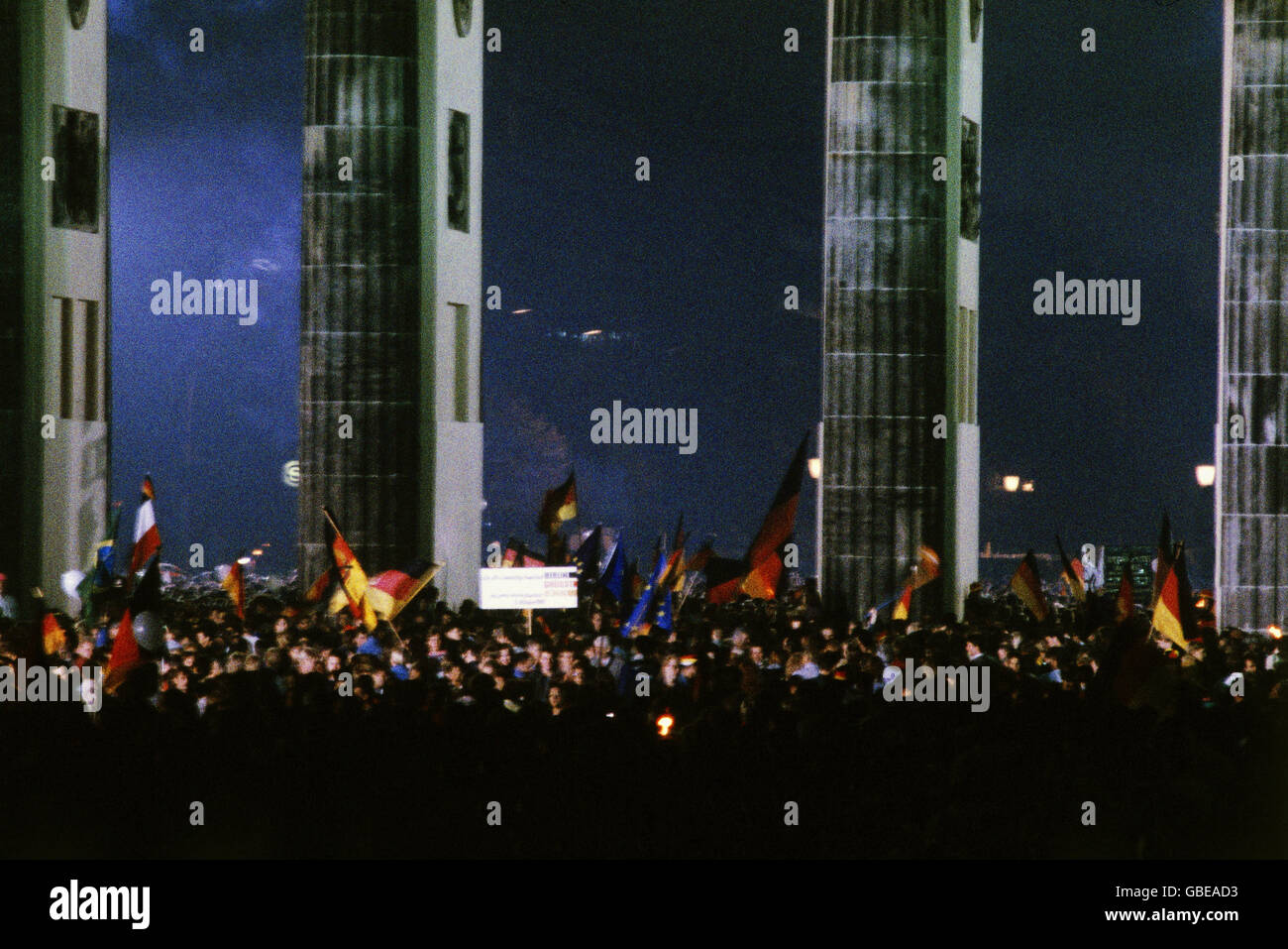 geography / travel, Germany, reunification, 3.10.1990, celebration in ...