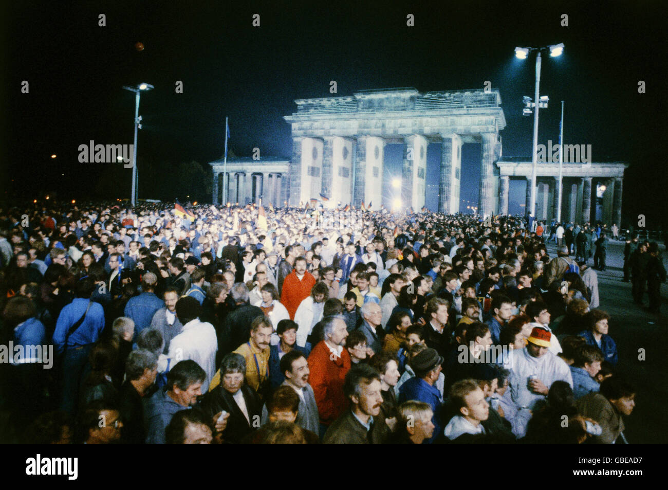 geography / travel, Germany, reunification, 3.10.1990, celebration in ...