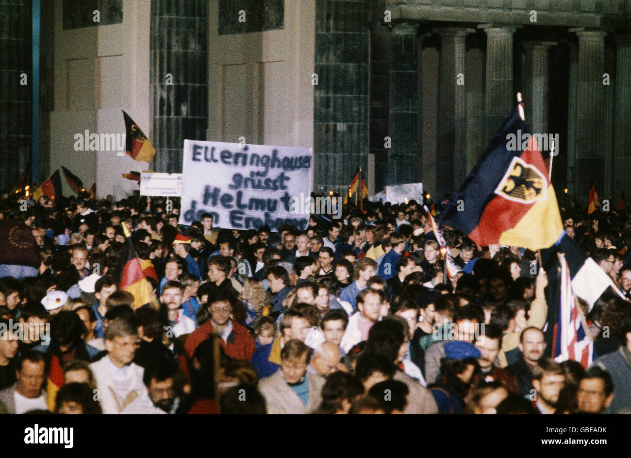 geography / travel, Germany, reunification, 3.10.1990, celebration in ...