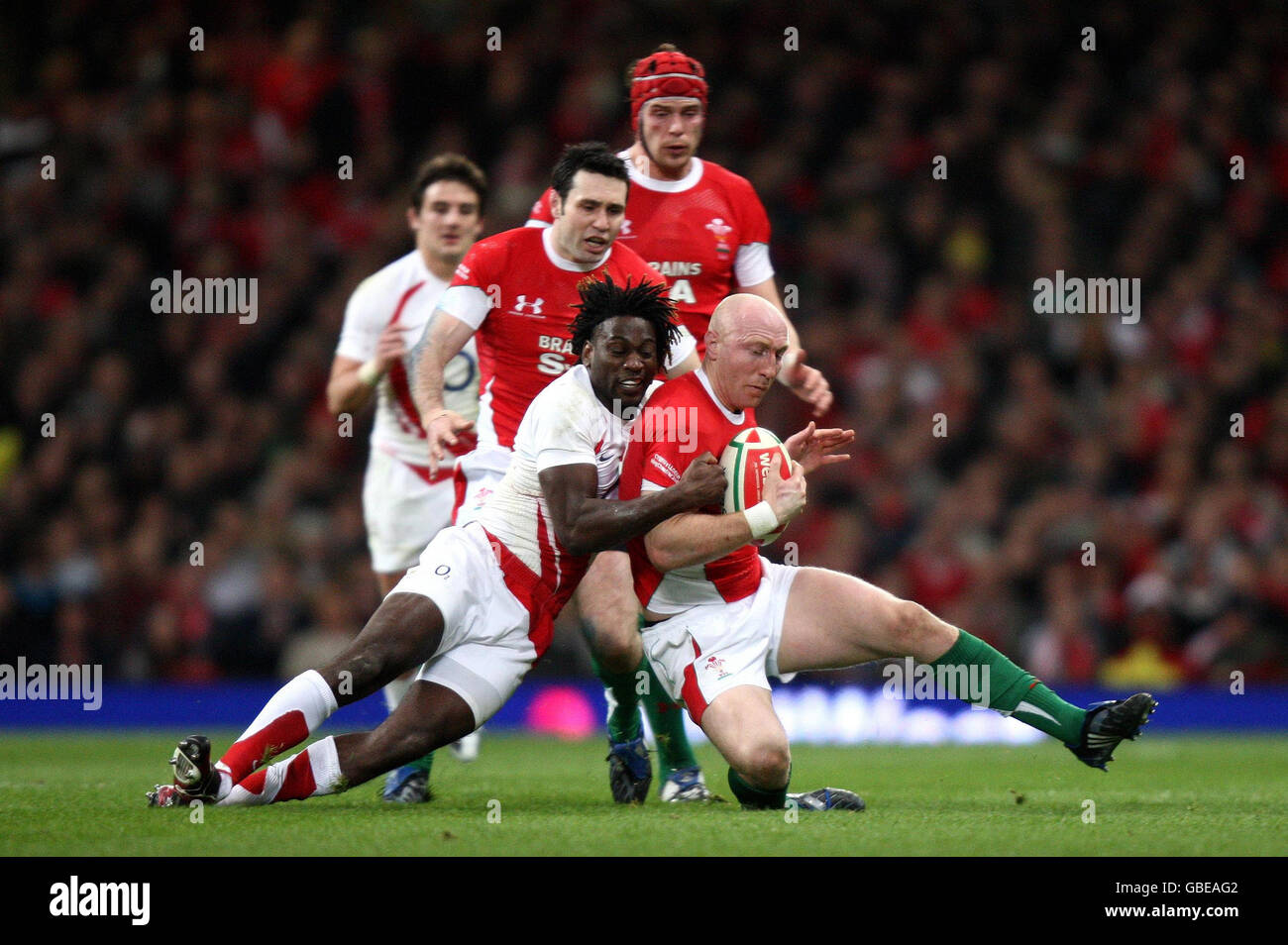 Rugby union rbs six nations rbs nations action tom shanklin hi-res ...
