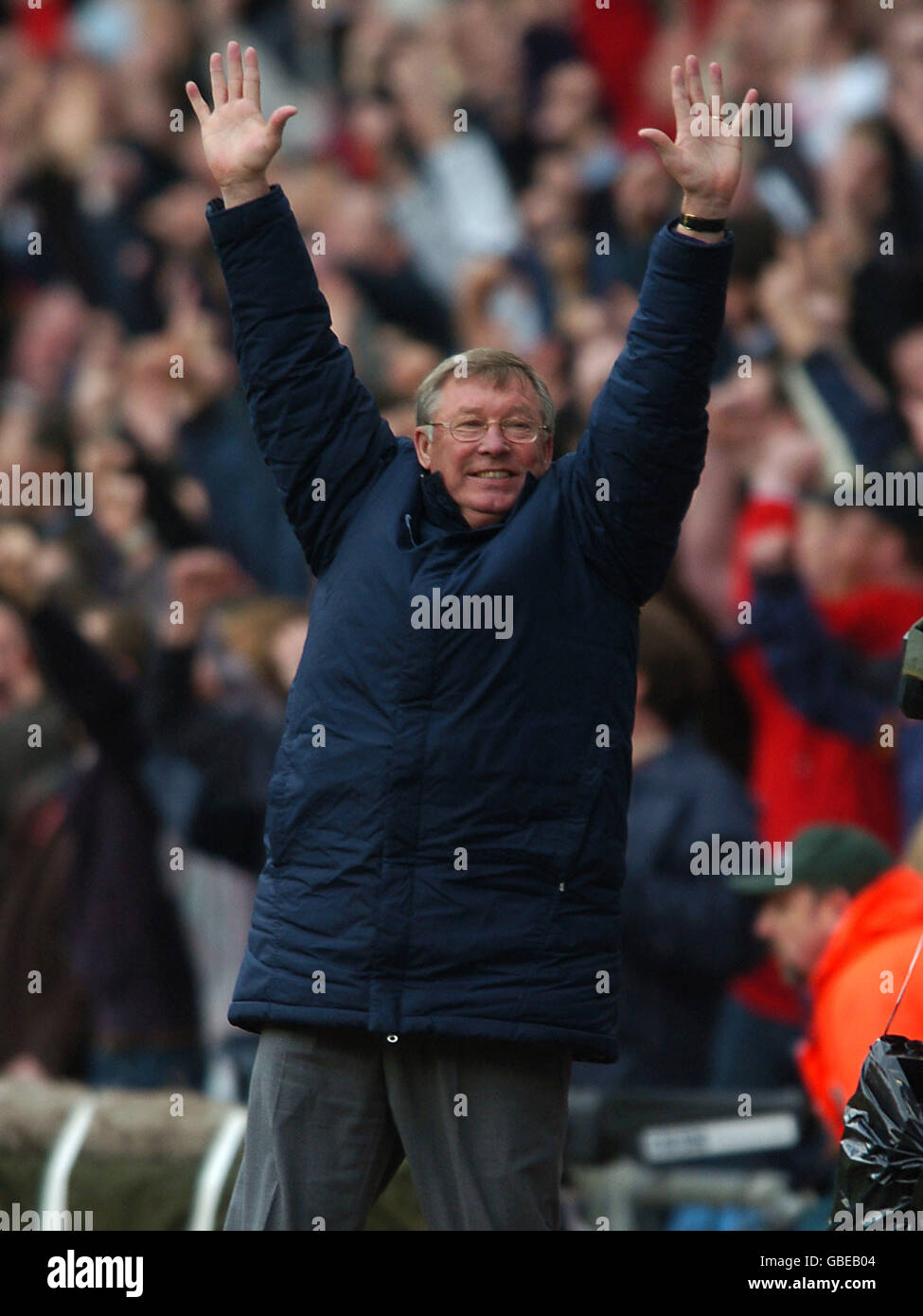 Soccer - AXA FA Cup - Semi Final - Arsenal v Manchester United Stock ...