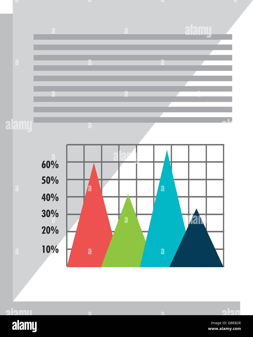 Spreadsheet with statistics graphics icon Stock Vector Image & Art - Alamy