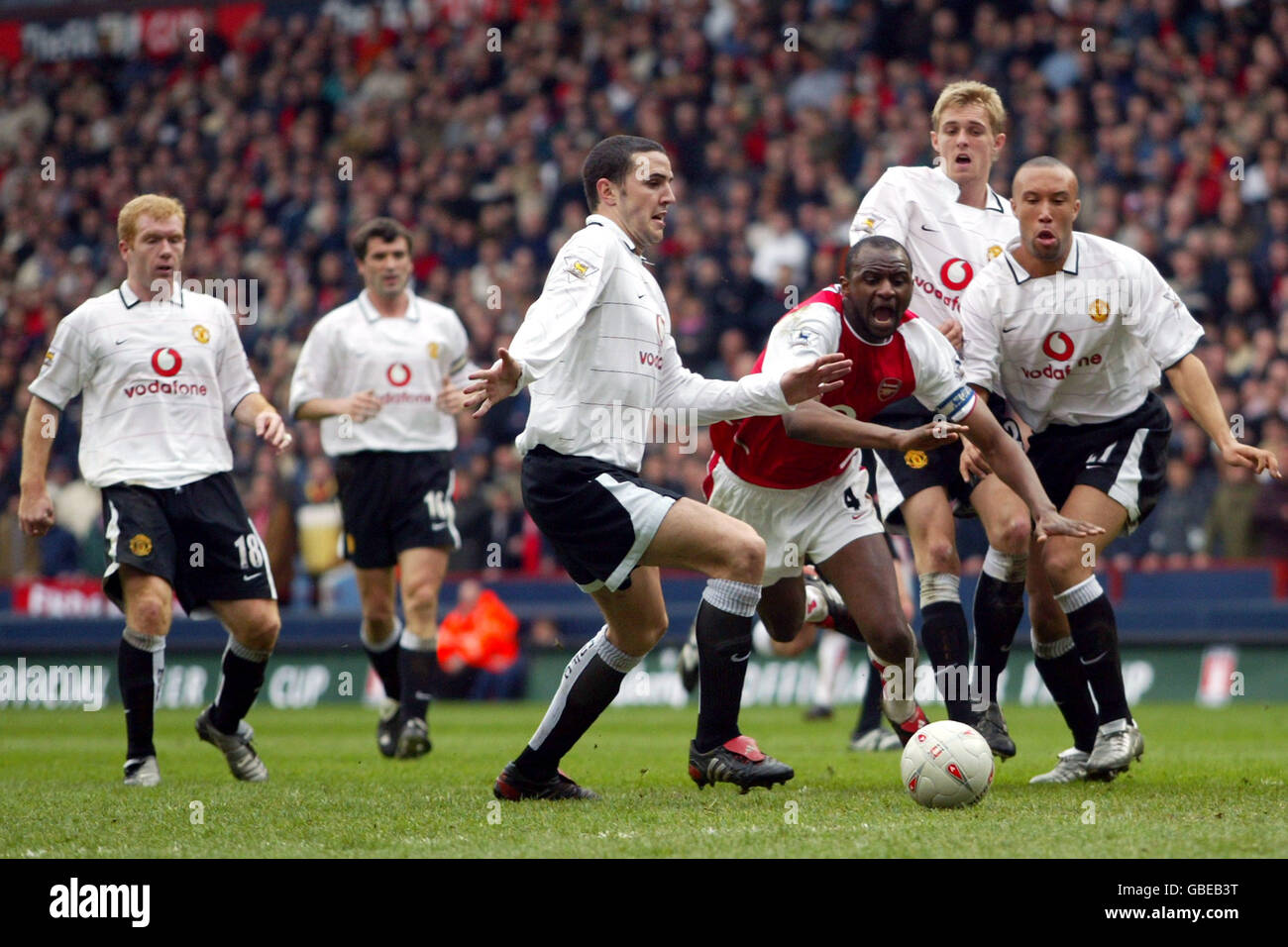 Soccer - AXA FA Cup - Semi Final - Arsenal v Manchester United Stock ...
